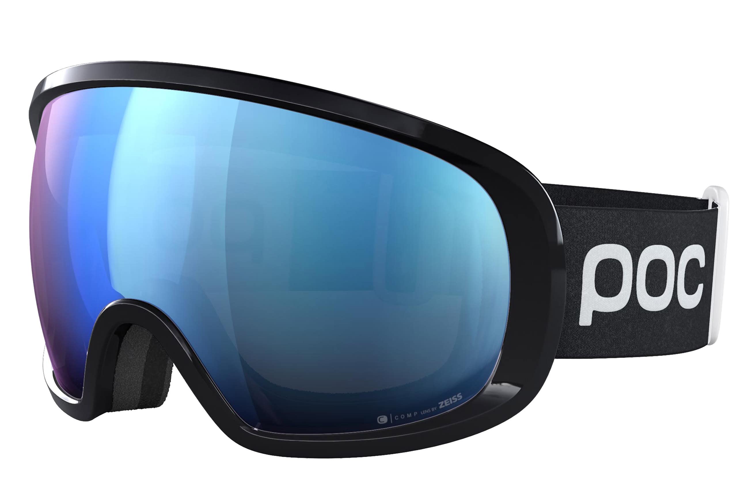 POC Fovea Clarity Comp Goggle, Uranium Black/Blue Mirror, ONE SIZE