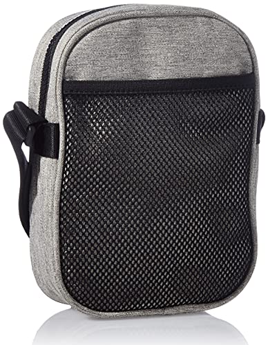 Superdry Mens Unisex Side Bag, Main Zipped Compartment Grey Size One Size