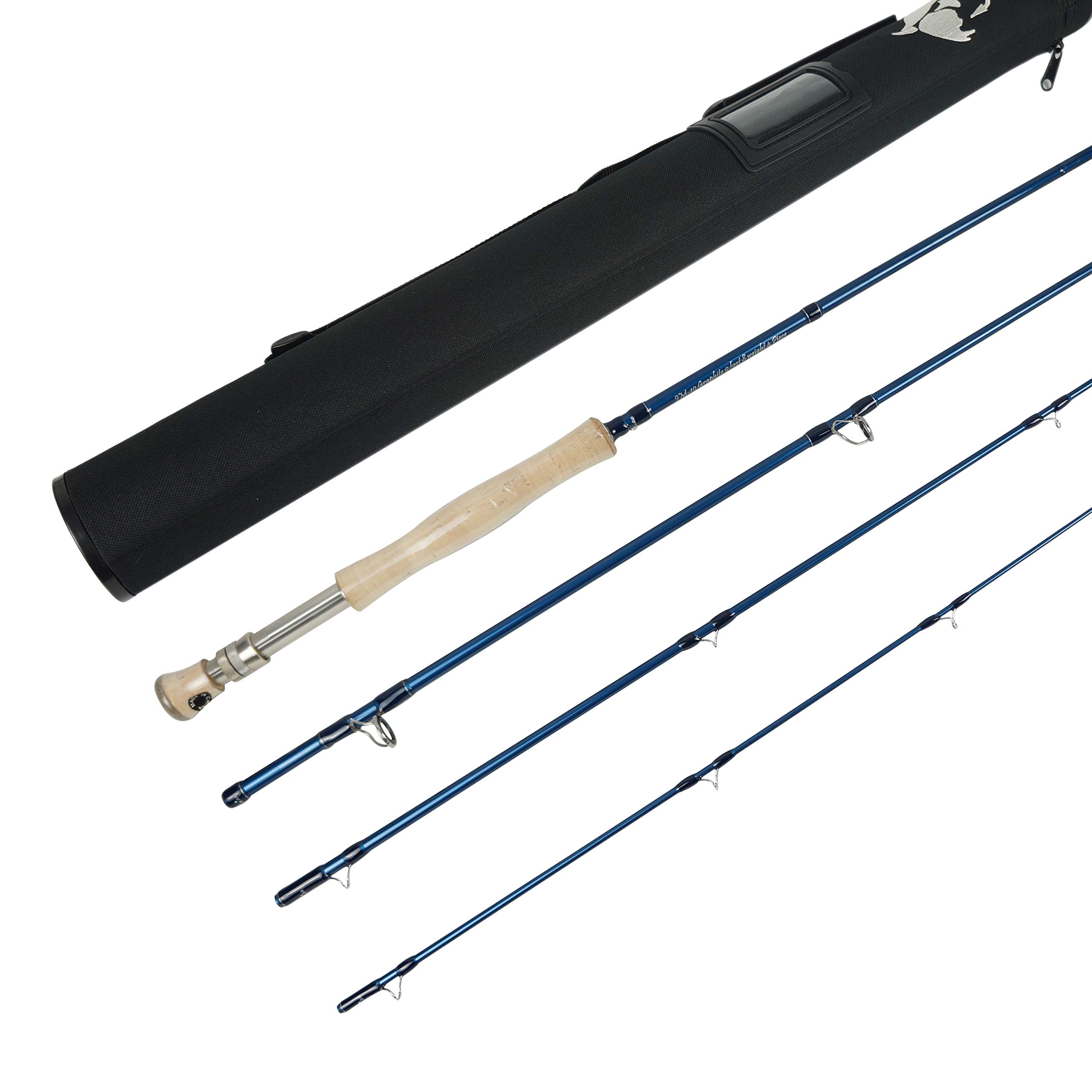 Riverruns Z Fly Fishing Rods IM10 9ft LW7-14 Saltwater,Tip Fast Action, Light Weight Fly Rods (9'0'' LW8)
