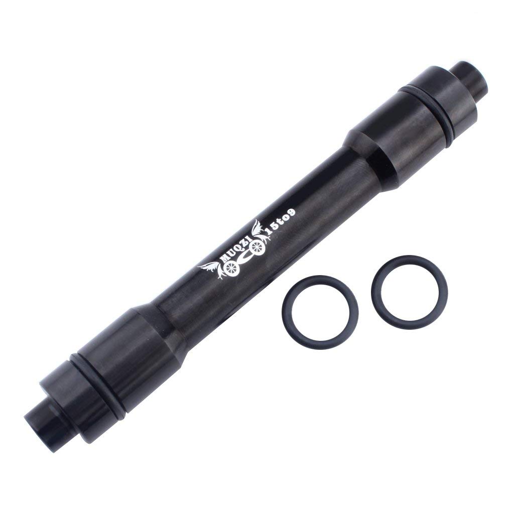 Qfauto 12/15mm to 9mm Quick Release Hub Conversion Skewer Thru Axle Hub Adapters Fit for Mountain Bike Bicycle