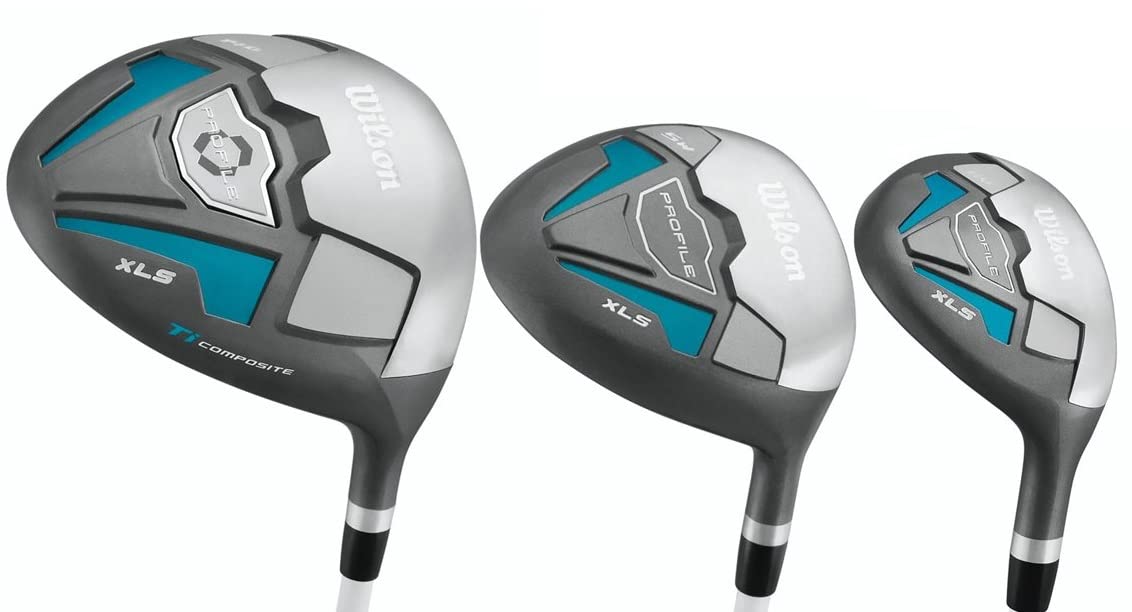 Wilson Women's Profile XLS 3 Piece Woods Set Driver Fairway Hybrid Right Handed