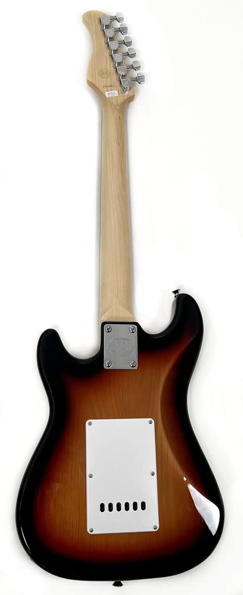 SX RST 1/2 3TS 1/2 Size Short Scale Sunburst Guitar Package with Amp, and Carry Bag