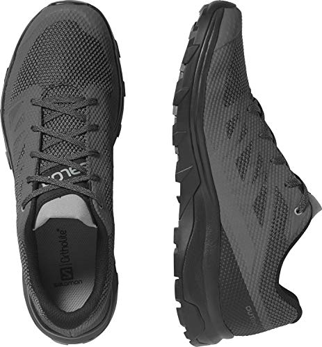 Salomon Outline Hiking Shoes for Men, Magnet/Black/Monument, 7