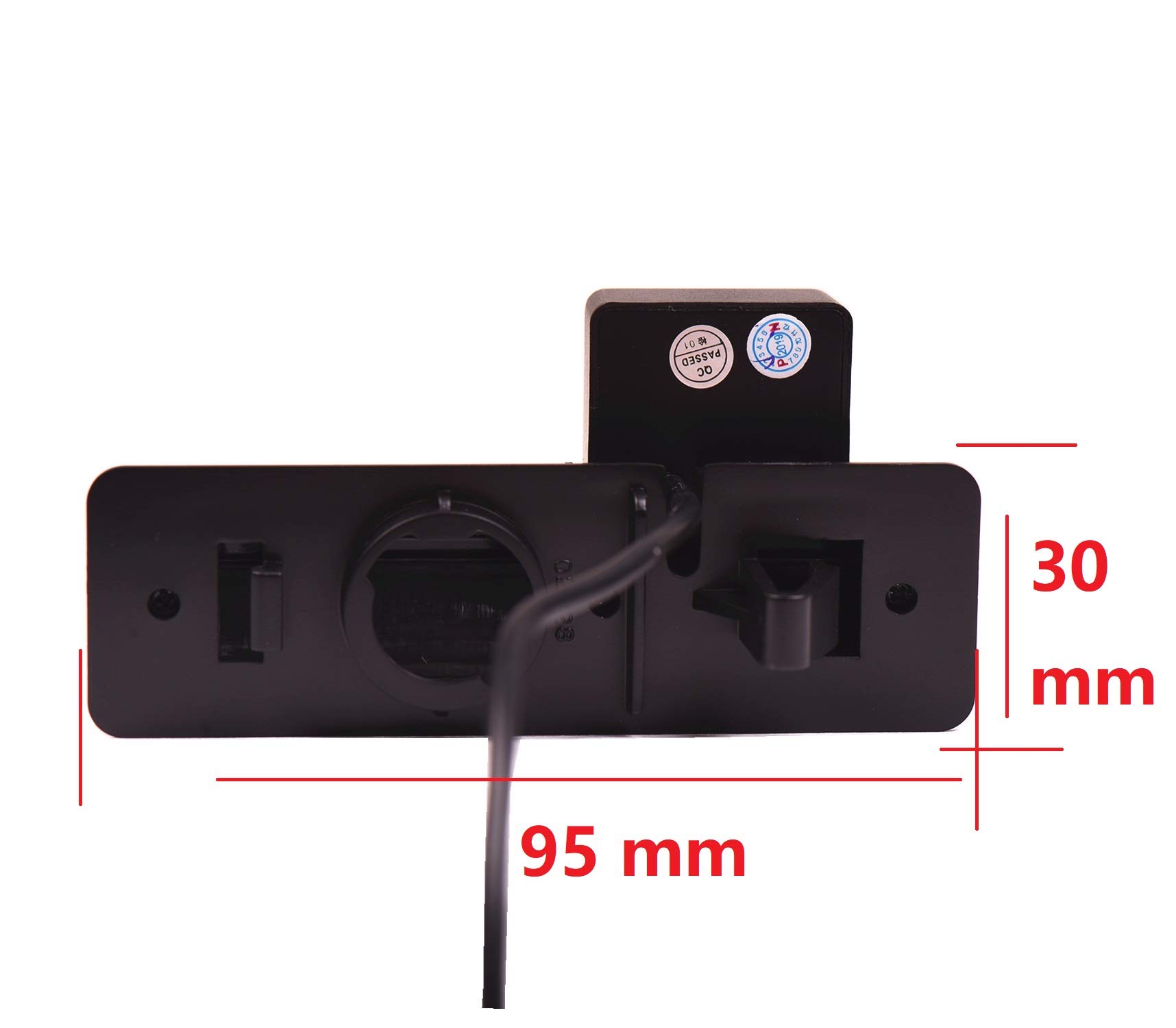 Rear Reversing Backup Camera Rearview License Plate Replacement Camera Night Vision Ip69k Waterproof for Toyota Camry XV30 /XV40 / Aurion/Avensis /2002~2012