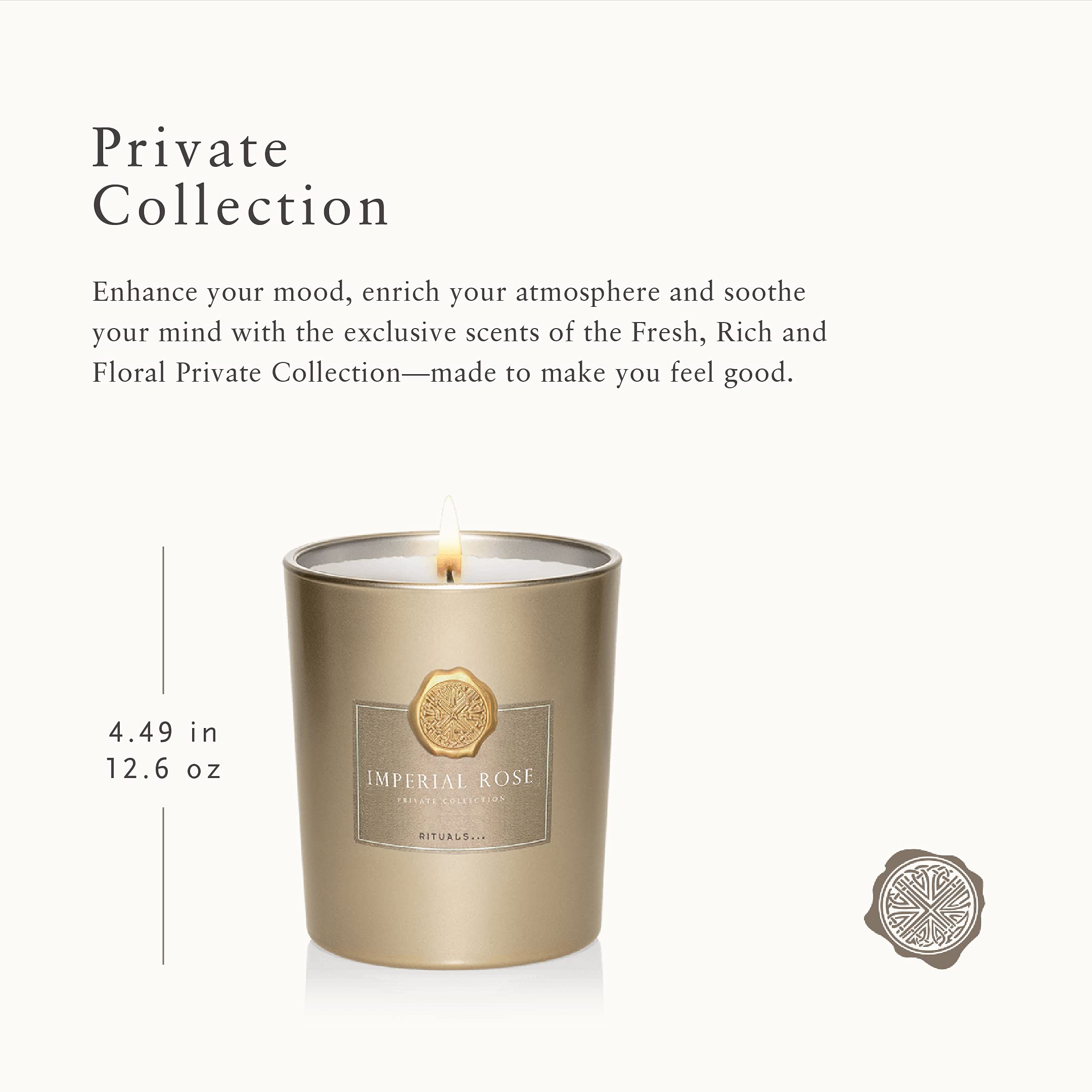 RITUALS Private Collection - Imperial Rose Scented Candle - 12.6 oz