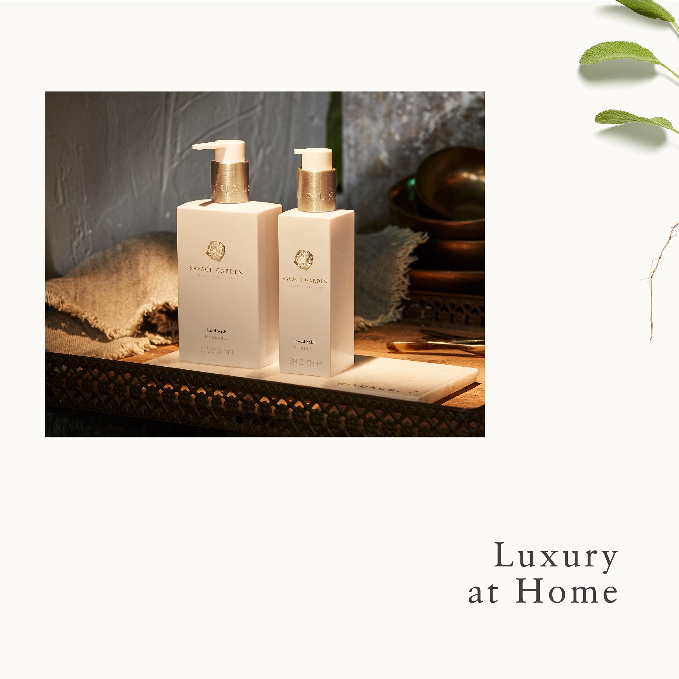 RITUALS Savage Garden Kitchen Luxury Hand Balm - Moisturizing Lotion with Sage Leaf Extract, Shea Butter & Mandarin - 5.9 Fl Oz