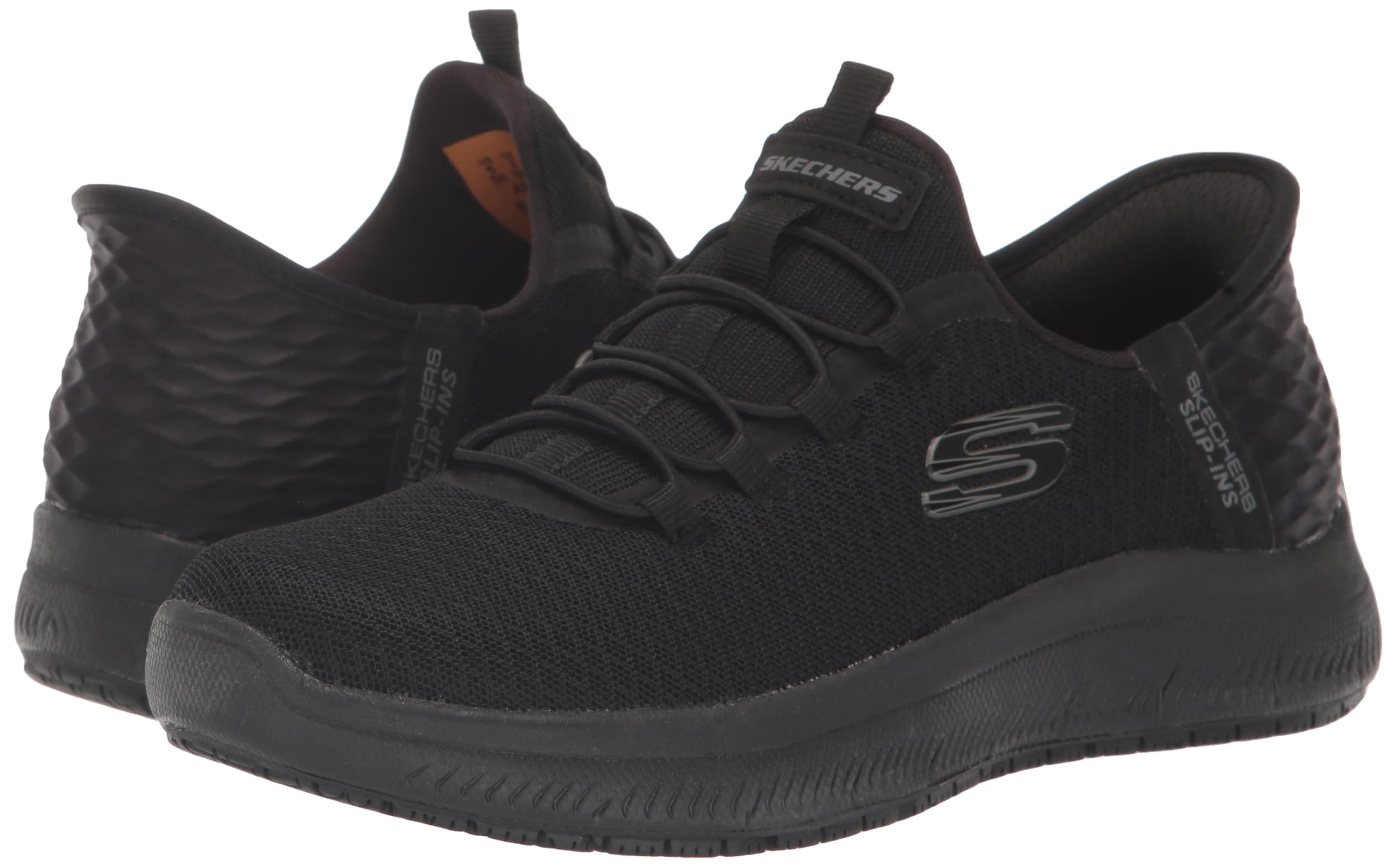 Skechers Women's Slip-ins Work: Summits SR - Enslee, Black/Black, Size 10