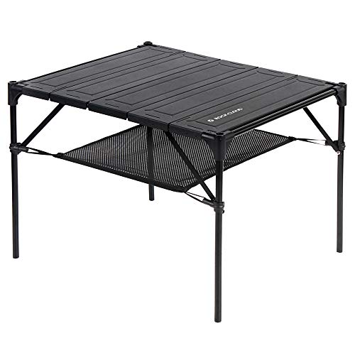 ROCK CLOUD Portable Camping Table Aluminum Folding Camp Table Lightweight Outdoor for Camping Hiking Backpacking Picnic