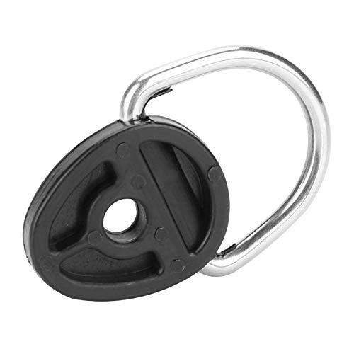 Tie Down Ring Fishing Small Accessories Pivoting Camping Modern Loop Buckle Kayak Canoe Rigging Marine Water Sports (Color : Black)