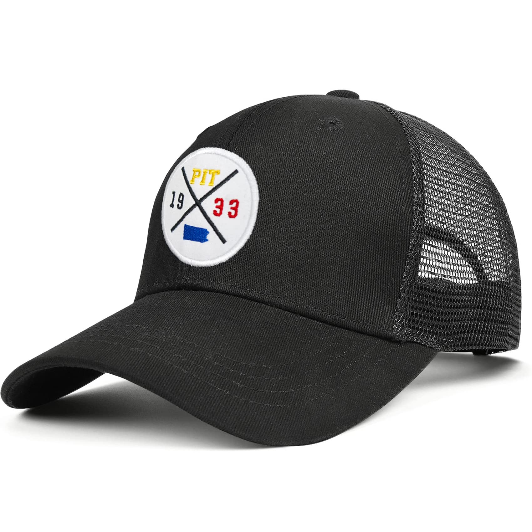 Usyobrt State City Hat Trucker Hat Embroidered Hat - Snapback Adjustable Baseball Cap Men Women