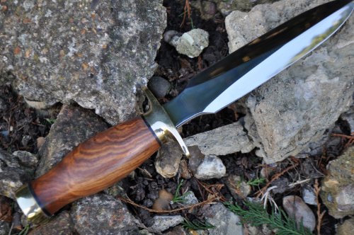 Perkin - Fixed Blade Hunting Knife With Sheath For Belt - JES