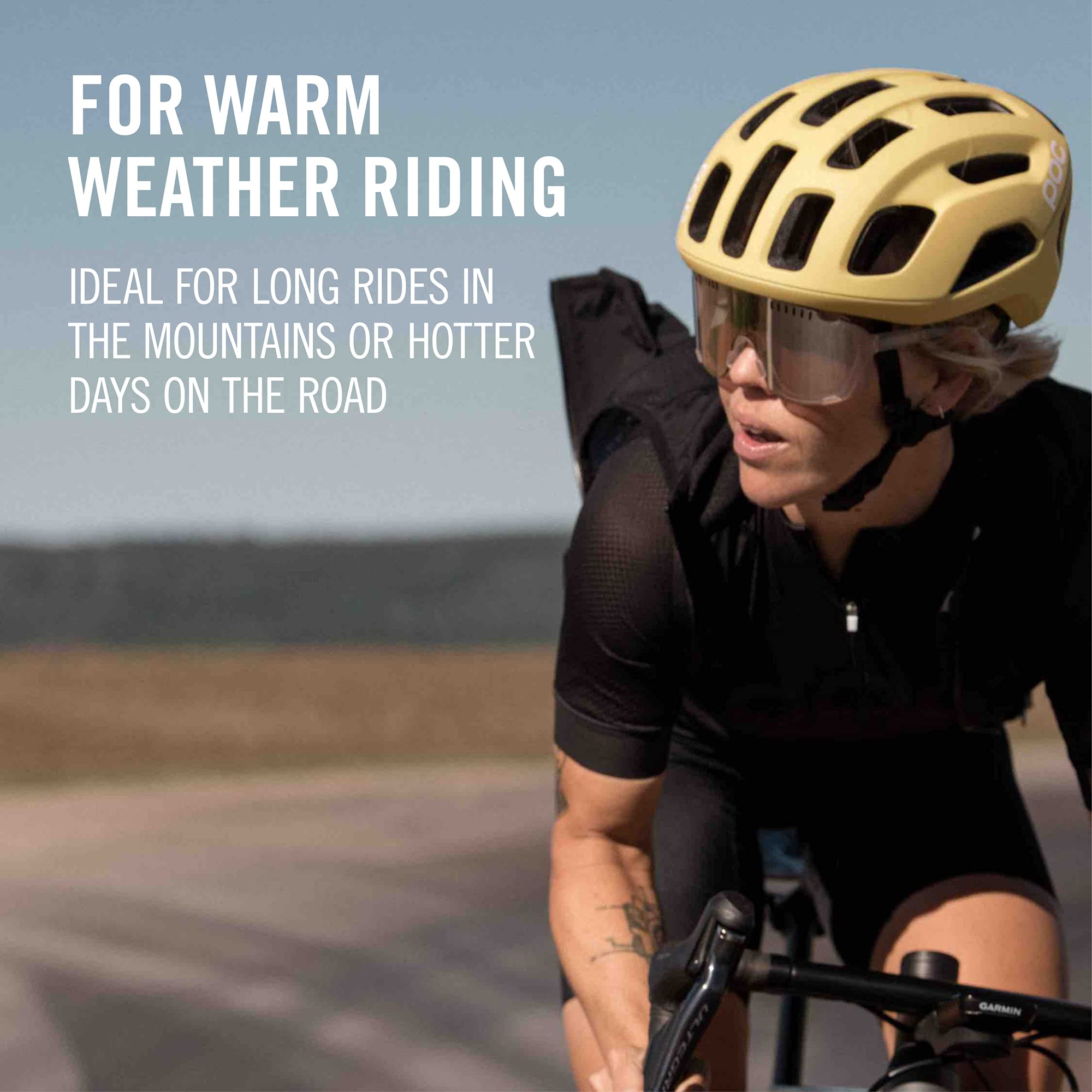 POC Ventral Air Spin Helmet Uranium Black Matt, L