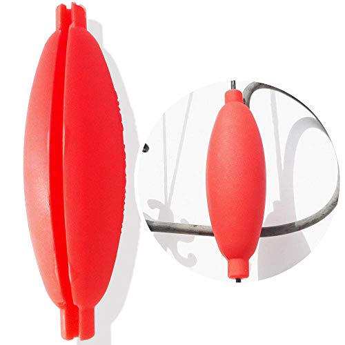 SHARROW Archery Peep Sight Protector Compound Bow Peep Sight Protective Umbrella Sight Hunting Archery Peep Guard (red)