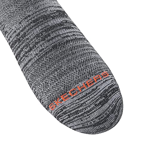 Skechers womens 5 Pack Low Cut Socks, Steel Grey/Cool Grey, 9 11 US