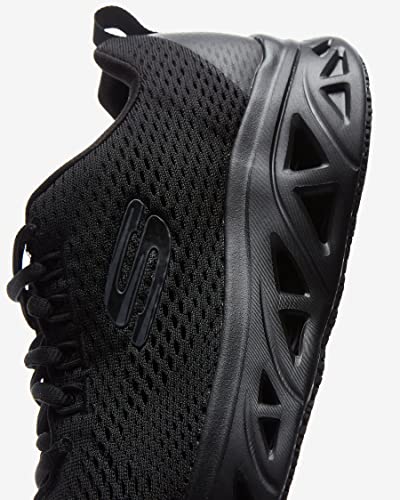 Skechers Work Glide Step SRStauntap Mens Oxford 12 DM US BlackBlack