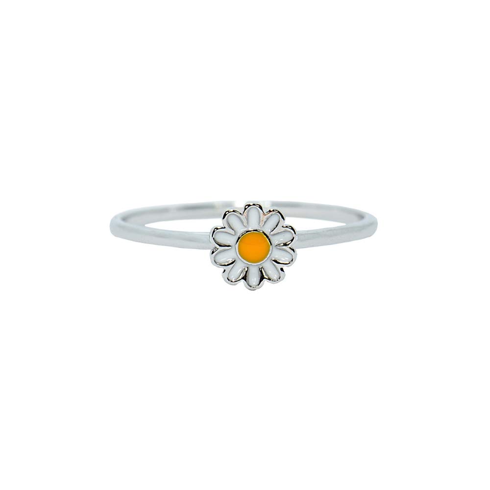 Pura Vida Silver Daisy Ring Size 5 - .925 Sterling Silver Ring