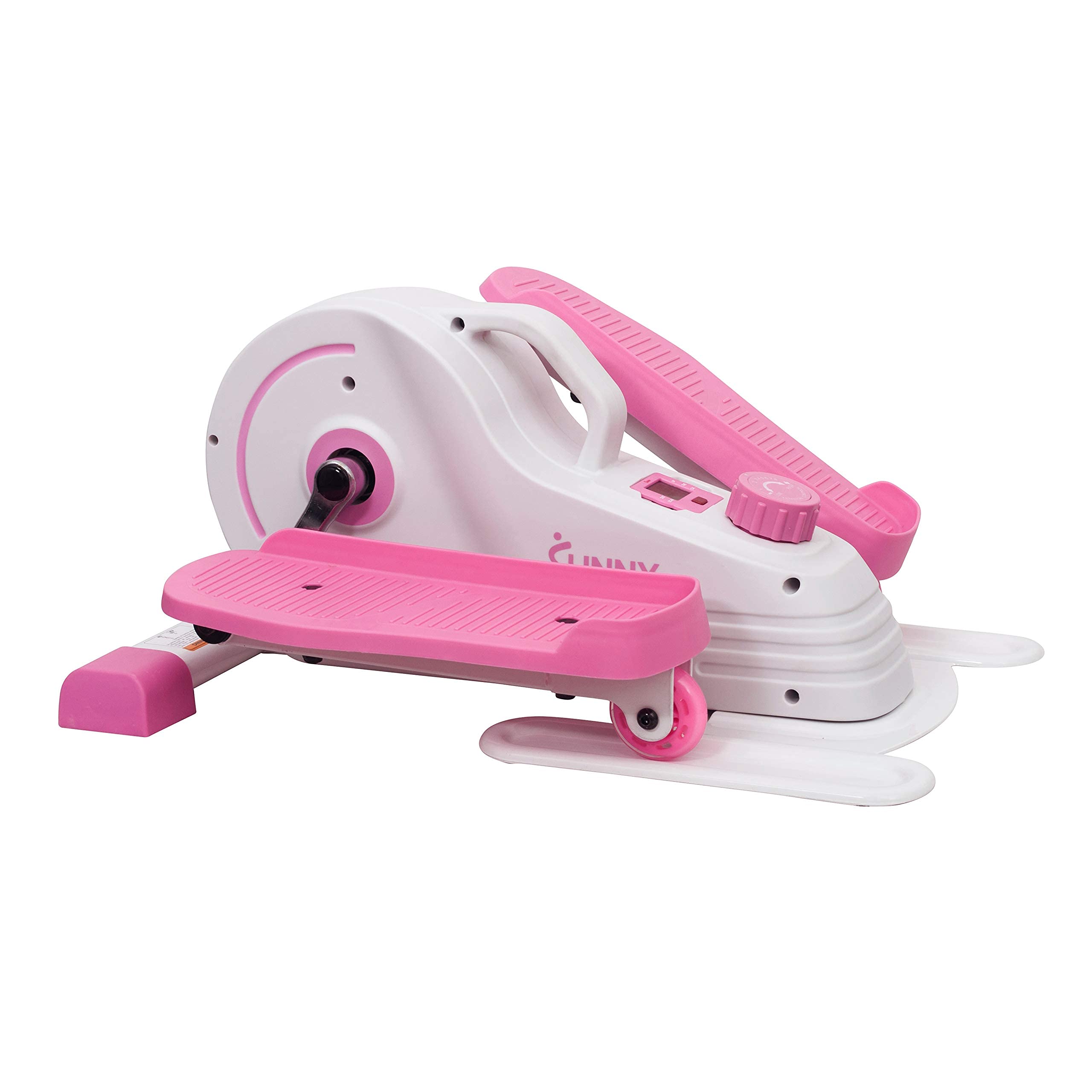 Sunny Health & Fitness Pink Under Desk Elliptical Machine - P2030 (Renewed)