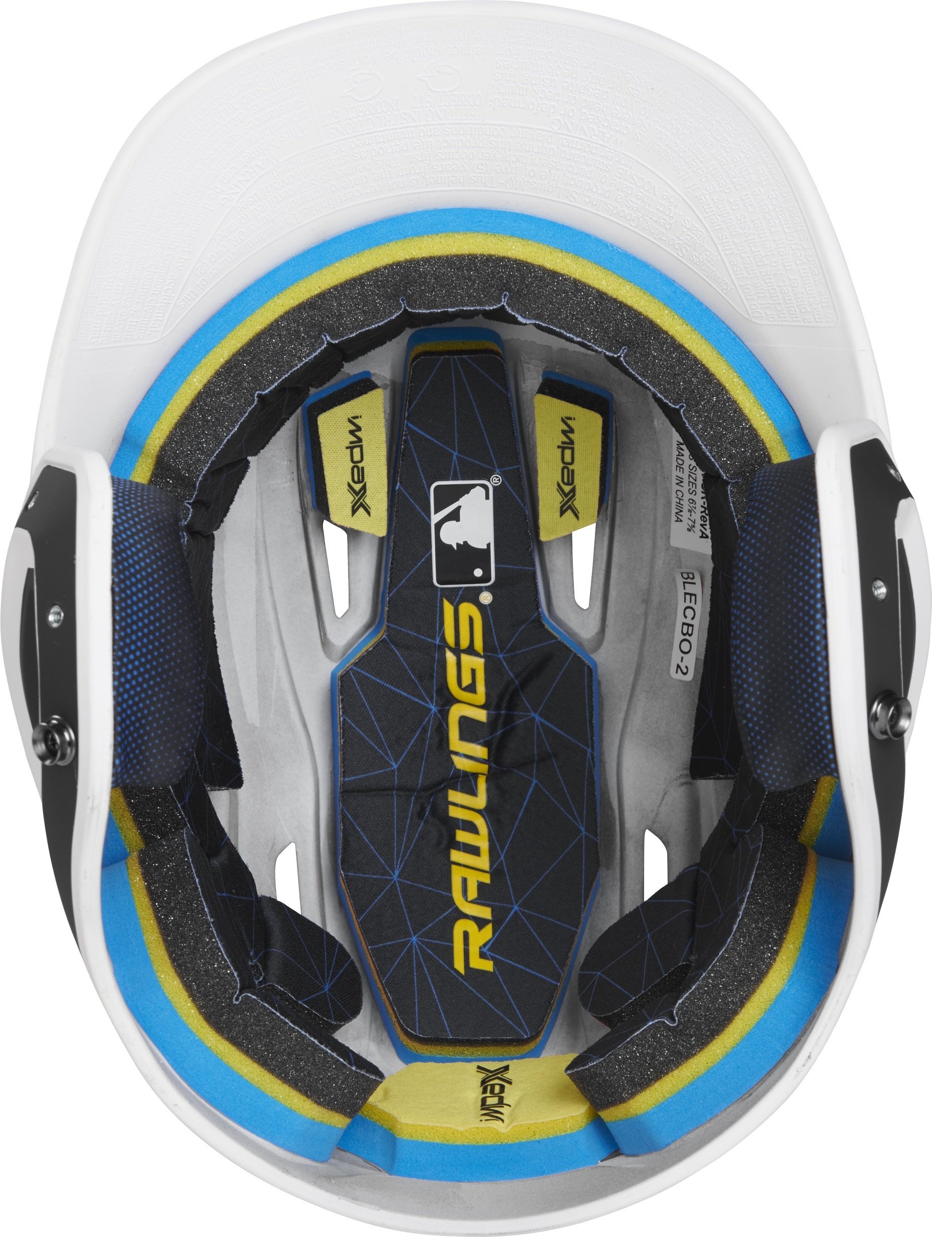 Rawlings | MACH Batting Helmet | Matte Royal/White | Junior 6 3/8" - 7 1/8"