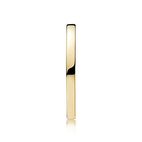 Pandora Authentic Ring in 14k Gold with Cut-Out Hearts, Size: US-7 EUR-54-156238-54