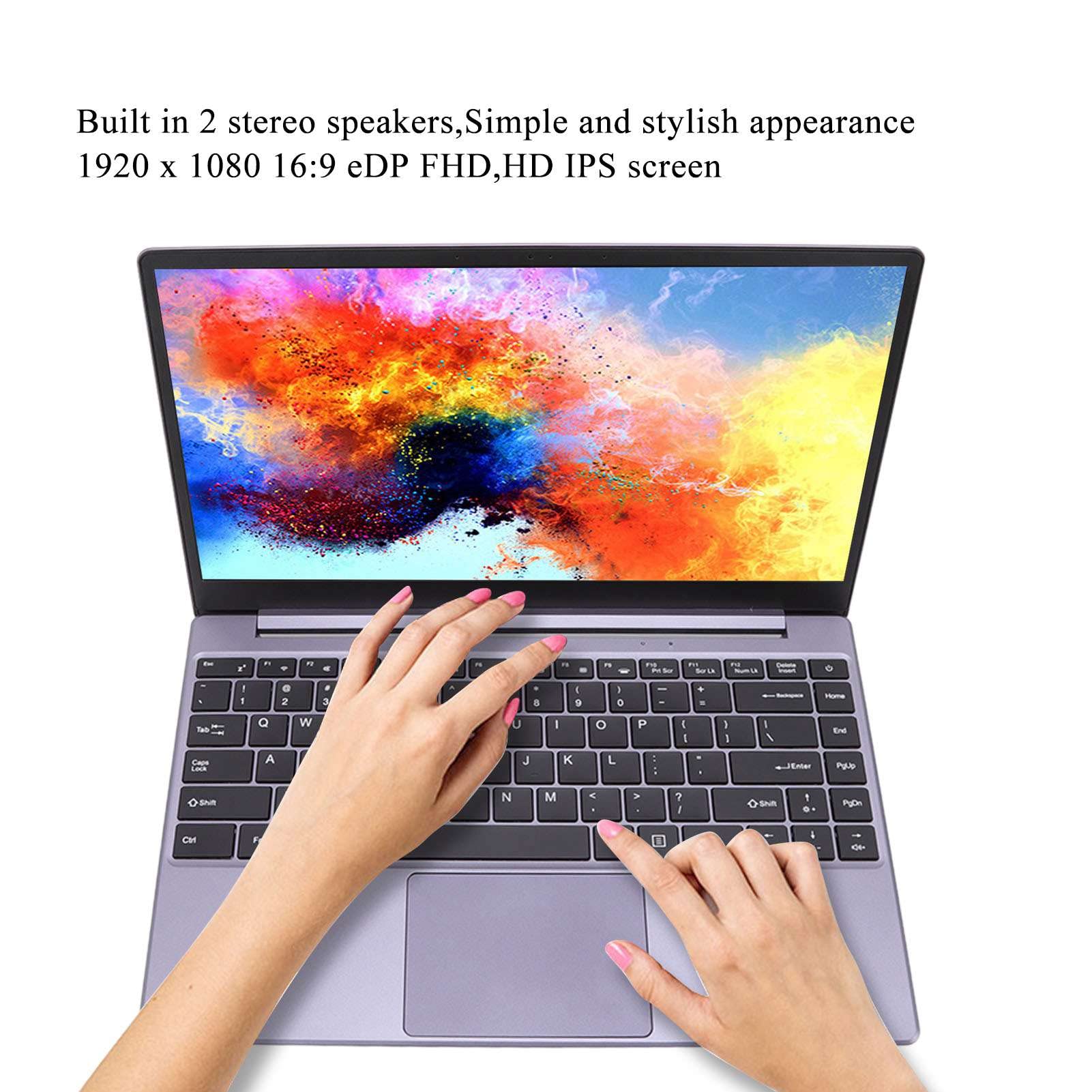 Septpenta Laptop Computer, 16G and 512GB, UHD620 and MX250 GPU, 5405U CPU, 14in HD IPS Screen, Full Size Backlit Keyboard, Portable Laptop for Home, Office, Business Trip(USA)