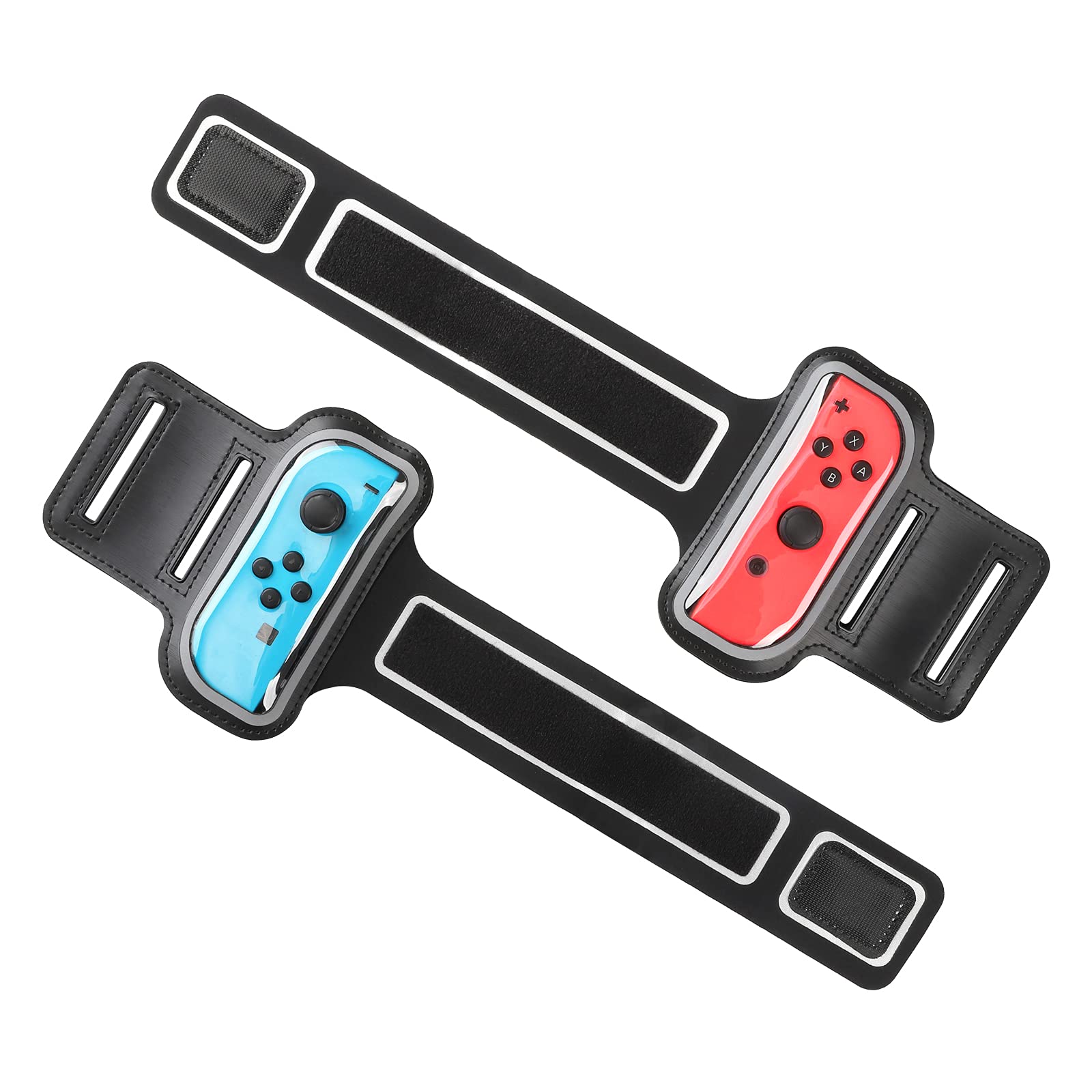 TiMOVO Wrist Bands Straps Compatible with Nintendo Switch 2024 2023 2022 2021 2020, Switch Sports, Switch Zumba Burn It Up, Cardio Boxing Series,(2 Pack) Adjustable Elastic Armband for JoyCon