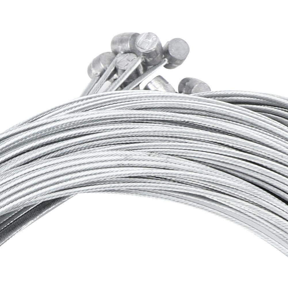 REOUG 20PCS Metal 2.5M Length 1.6mm Thick Electric Bicycle Rear Cable Core Brake Line Cycling Accessory