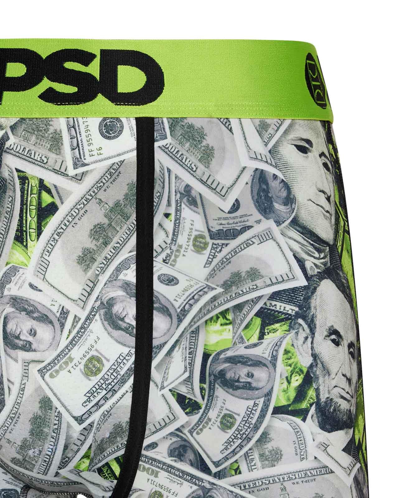 PSD Men's Dead Presidents Boxer Briefs, Multi, XL
