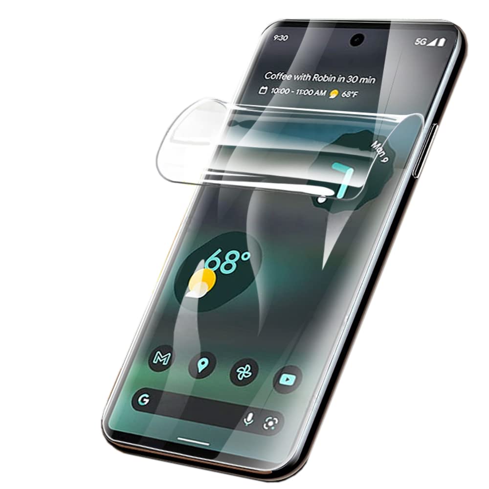 PORRVDP Hydrogel Screen Protector for Xiaomi Poco X3 GT (NOT Tempered Glass Film),2 Pcs Upgraded Flexible TPU Transparent Protective Screen Protector [Clear HD] [Ultra Sensitivity][Non-breakable]