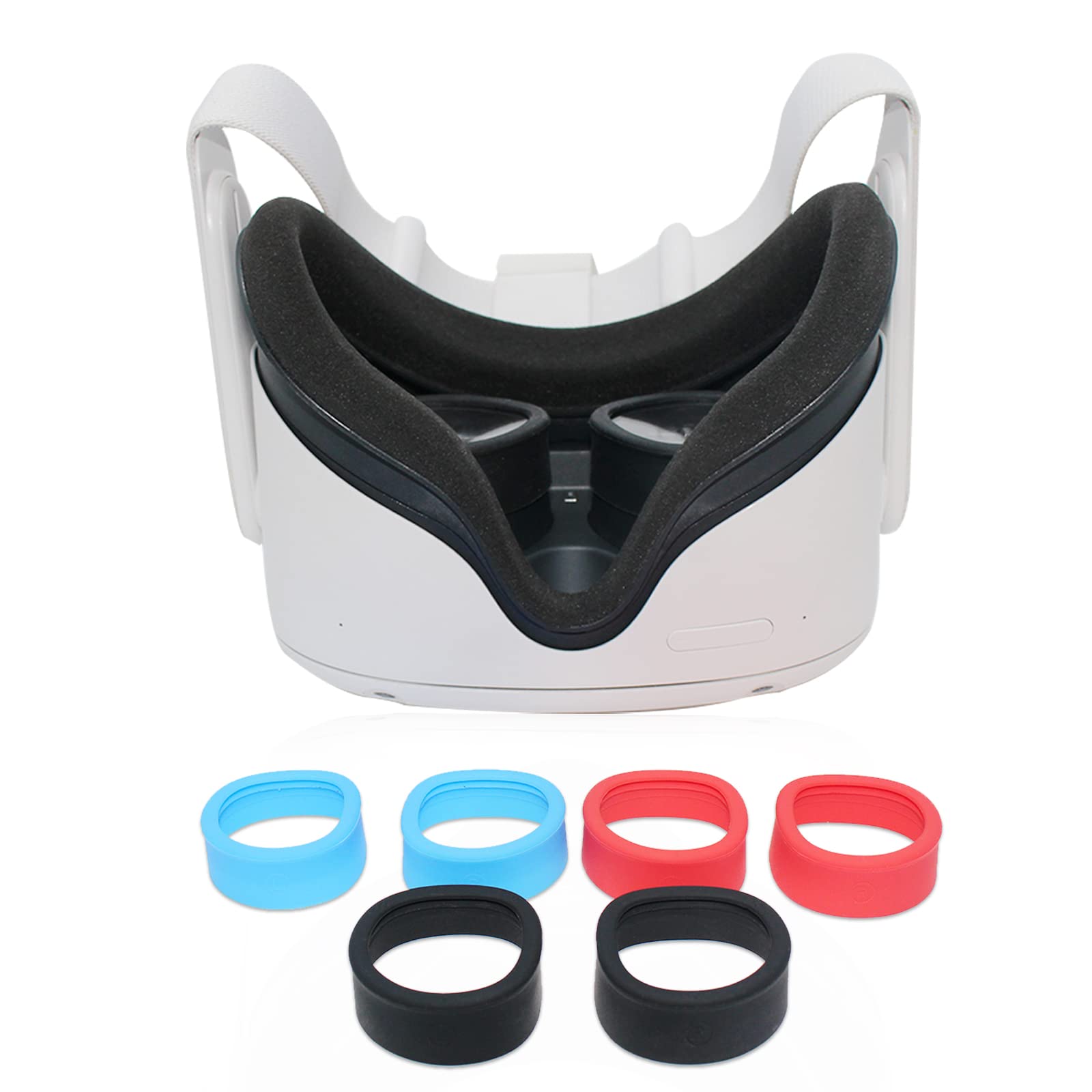 VRUIVR VR Magnetic Eyeglass Anti-Blue Lens Frame Protection Anti-Scratch for Quest 2 (Black)