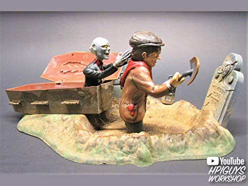 Polar Lights Disney Haunted Mansion: The Grave Robber's Demise/Grave Robbers Reward 1:12 Scale Diorama Model Kit with Moveable Parts