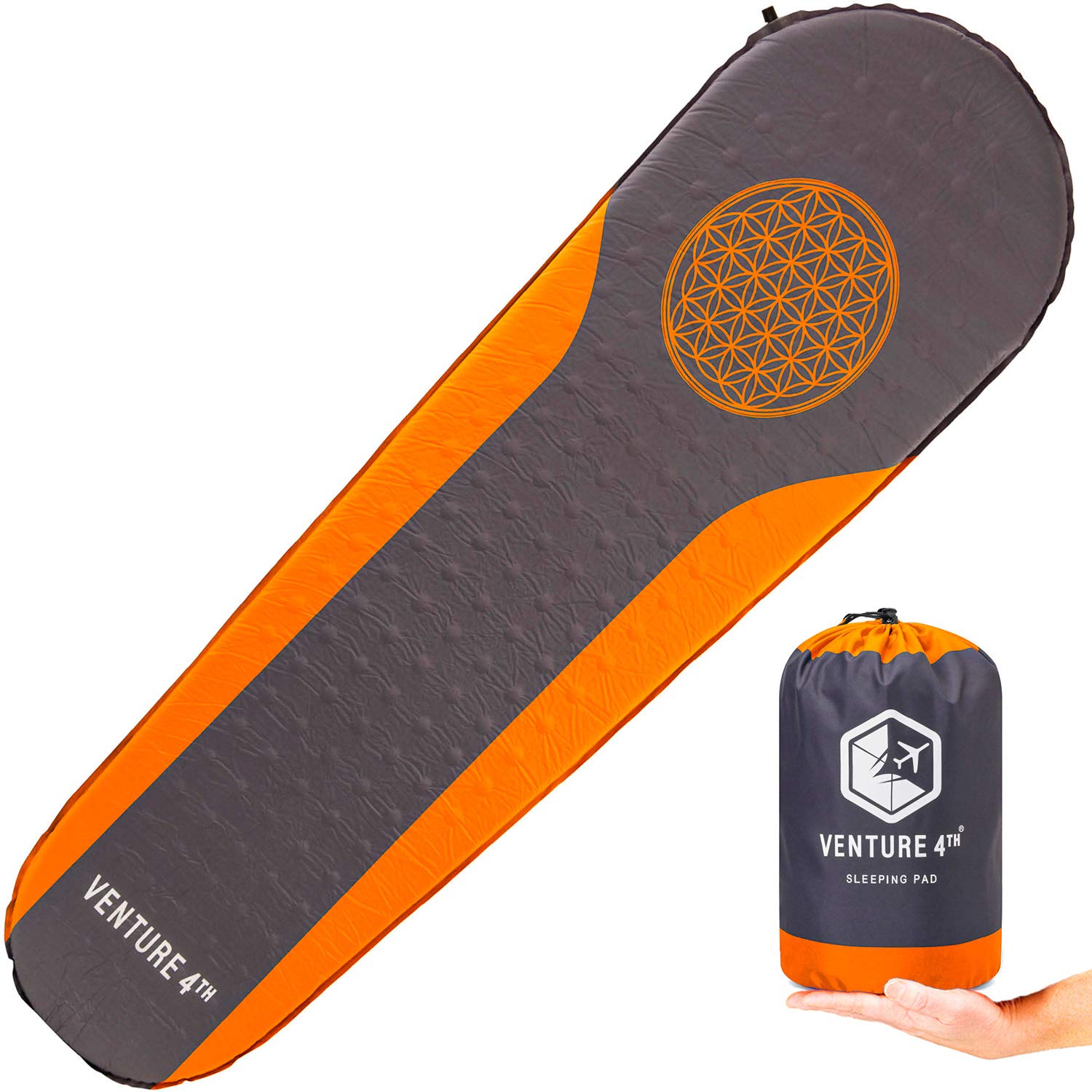 VENTURE 4TH Backpacking Warm Sleeping Bag with Self Inflating Sleeping Pad for Adults & Kids β Ideal for Hiking, Camping & Outdoor Adventures