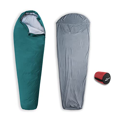 with Litume Add Up to 14F Velvet Sleeping Bag Liner