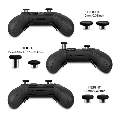 Swap Joysticks, Different Heights Adjustable Joysticks 6pcs Metal Joysticks Grips for Wonderful Gaming Experience for Model 1797