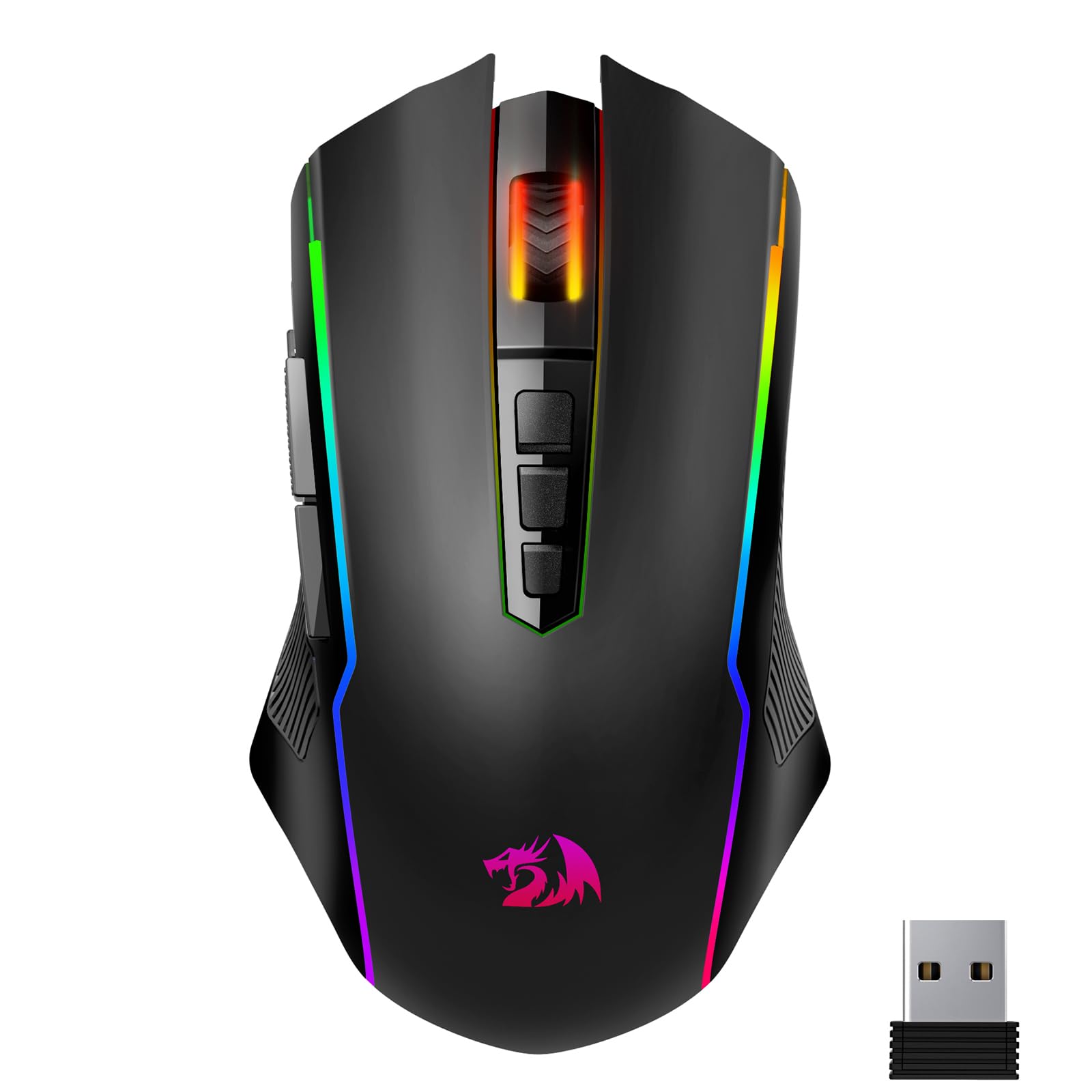 Redragon M601 Gaming Mouse Wired with red LED, 3200 DPI 6 Buttons Ergonomic CENTROPHORUS Gaming Mouse for PC