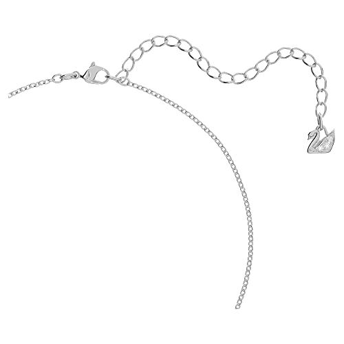 SWAROVSKI Exalta Pendant, Blue, Rhodium Finish