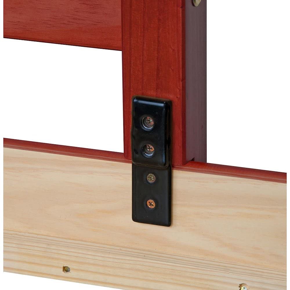 Wooden Safety Bed Side Guard Rail for Toddler, Kids and Childrenâs Beds (Cherry)