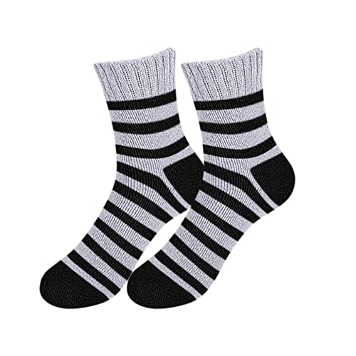 Women's Plush Comfort Toe Seam No Show Socks, 6-Pair Pack No Shoe Socks Compression Socks for Women 30-40 Mmhg Knee High