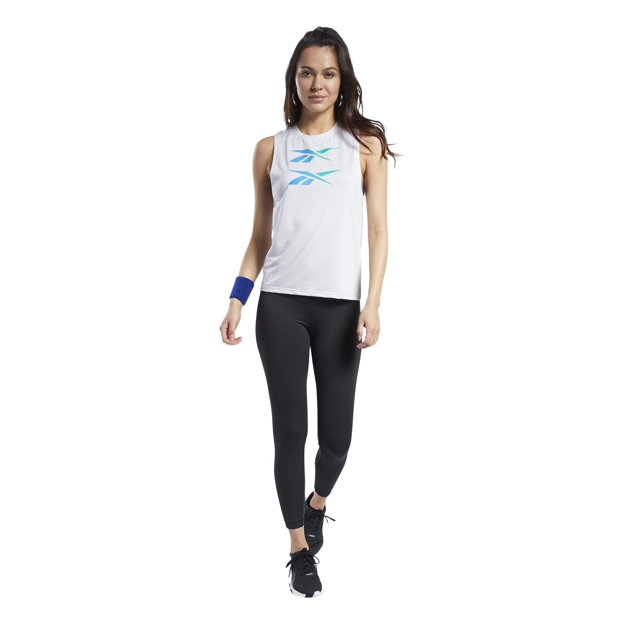 Reebok Mesh Tank ReeCycle, Porcelain, Large