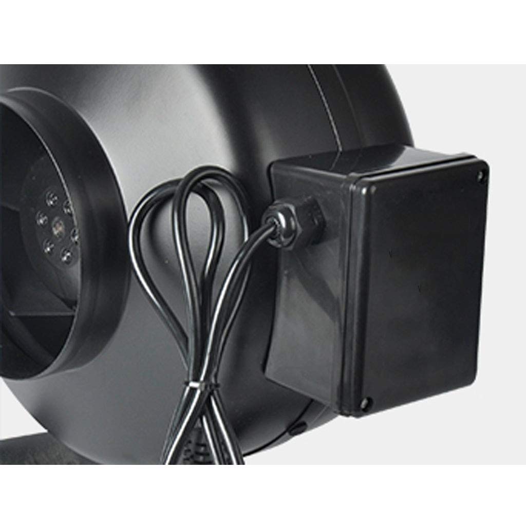 Pebegain Centrifugal Blower, Carbon Steel Casing Thickened Fan Blade Brushless Copper Motor Fixed Bracket Circular Coaxial Duct Fan, Bathroom Fan, Spiral Extractor