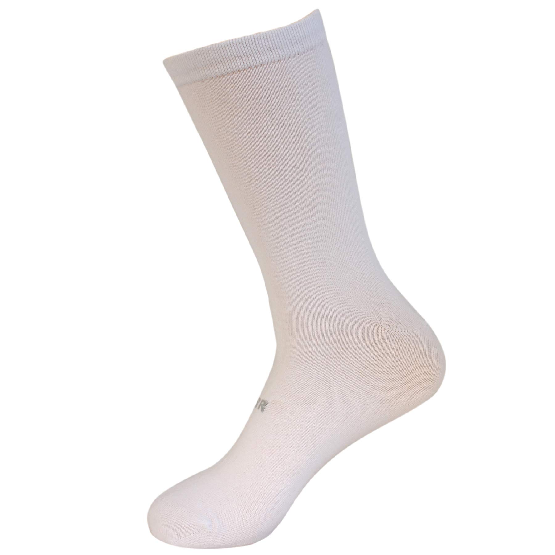 RBR Silver Infused Athletic and Dress Crew Socks - Moisture Wicking Anti Smell Socks (3 Pairs) (black)