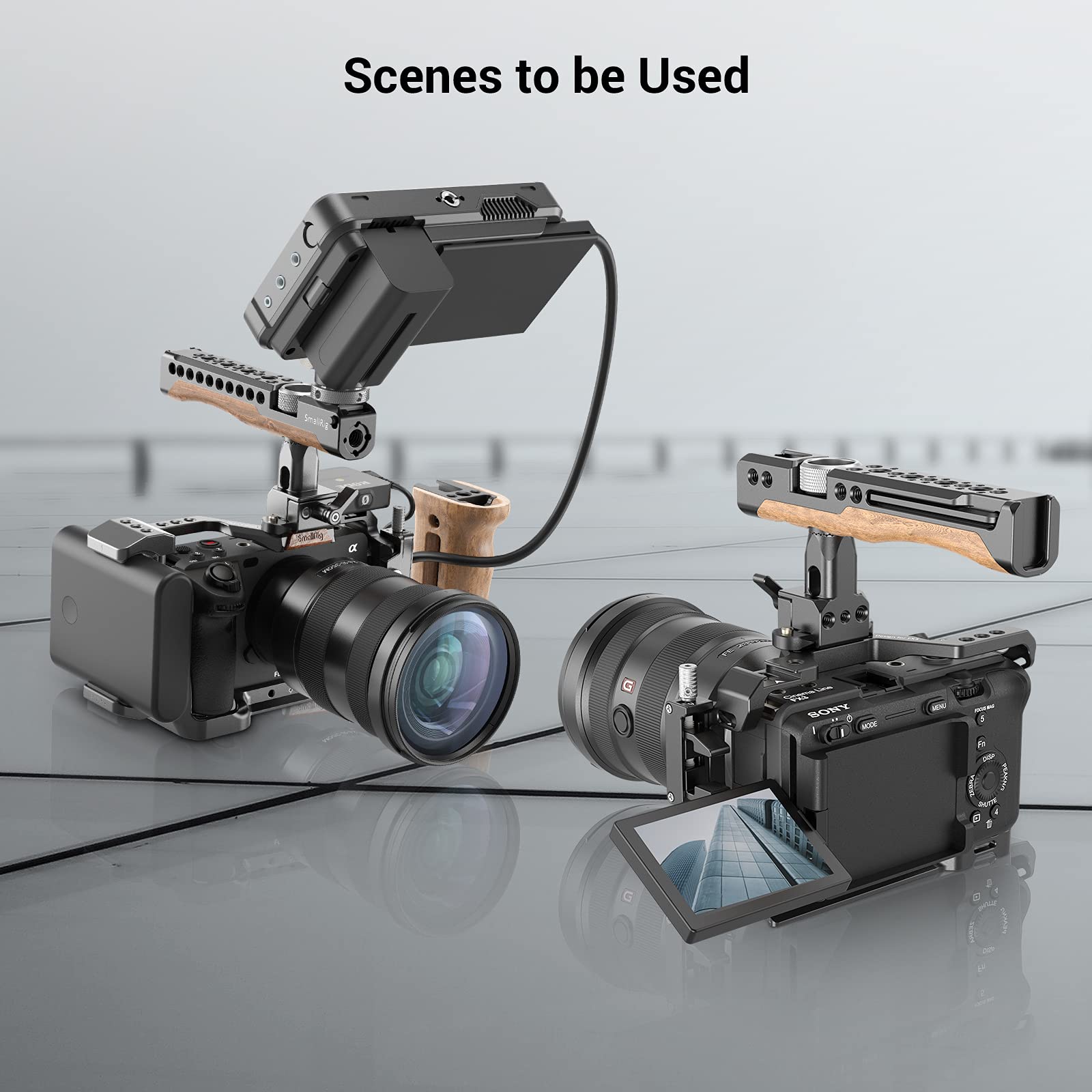 SMALLRIG FX3 Camera Cage Kit for Sony FX3 (ILME-FX3) with NATO Top Handle, Cable Clamp for HDMI & NATO Rail - 3310