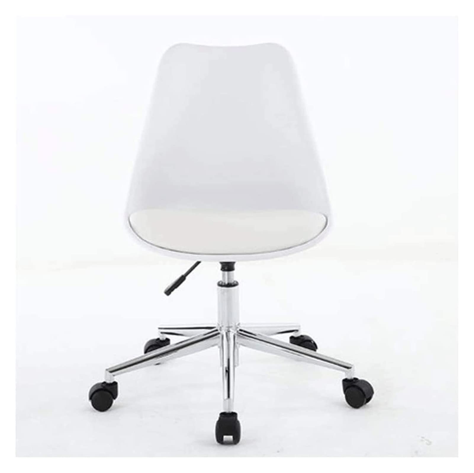 Office Chair Computer Chair Lift Swivel Chair Home Office Chair Small Game Chair Small Swivel Chair Student Chair Desk and Chair Chair (Color : White) Needed