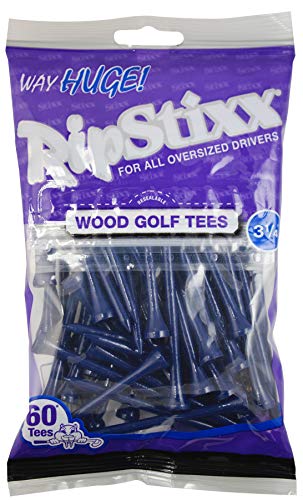 Pride Golf Tee 3-1/4" Way Huge RIPSTIXX Golf Tee (60 Count), Dark Blue