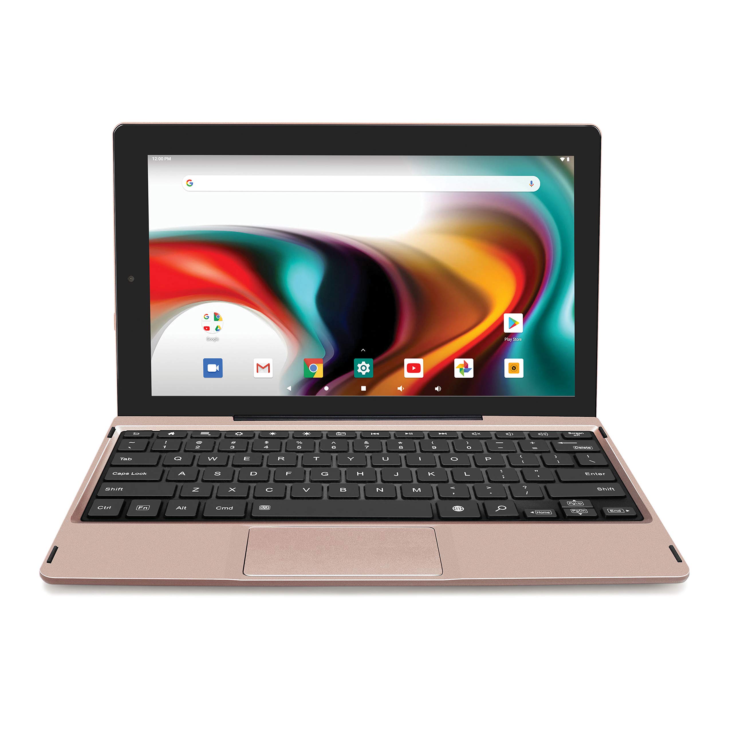 RCA Newest Best Performance Tablet Quad-Core 2GB RAM 32GB Storage IPS HD Touchscreen WiFi Bluetooth with Detachable Keyboard Android 9 Pie (11.6", Rose Gold)