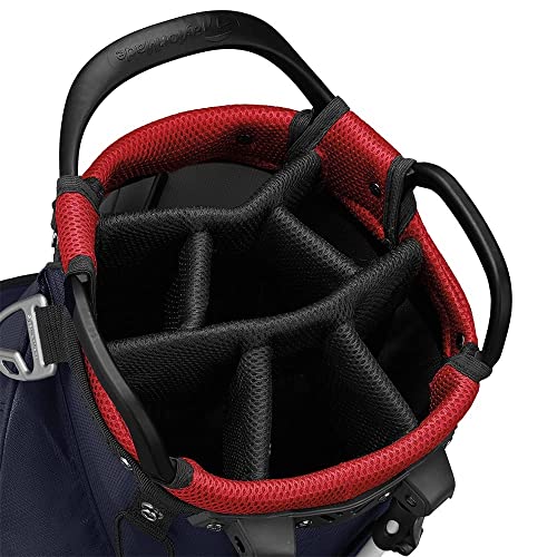 TaylorMade Select ST Stand Bag, Navy/White/Red