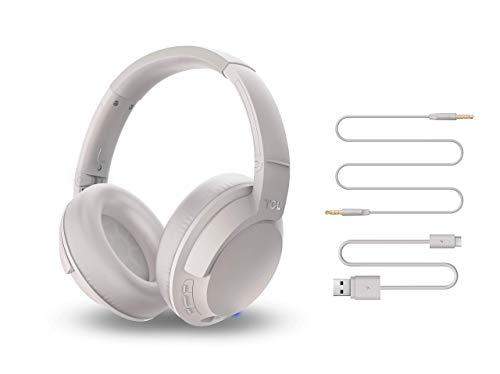 TCL ELIT400BT Wireless On-Ear Headphones Hi-Res Headphones with 60 Hour Playtime and Fast Charge – Cement Gray (Renewed)