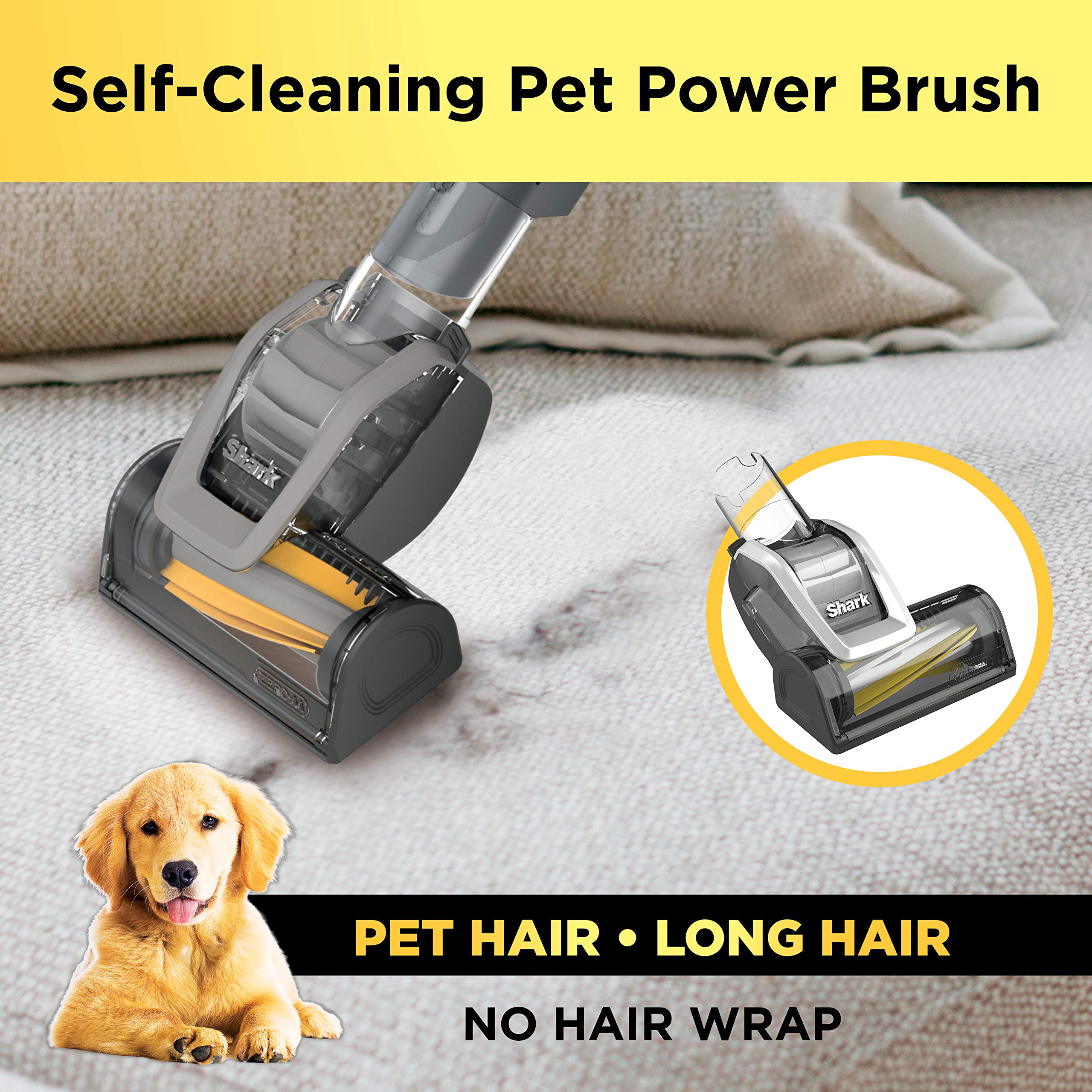 Shark HZ2002 Vertex Corded Ultralight DuoClean PowerFins Stick Vacuum with Self-Cleaning Brushroll (Renewed) (Cobalt Blue)