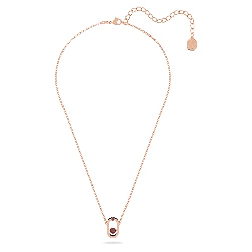 SWAROVSKI North pendant, Red, Rose gold-tone Finish