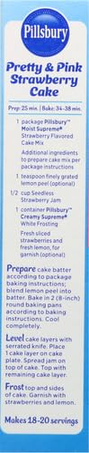 Pillsbury Moist Supreme Cake Mix, Strawberry, 15.25 oz