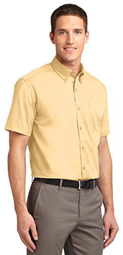 Port Authority Men's Tall Short Sleeve Easy Care Shirt 2XLT Bark